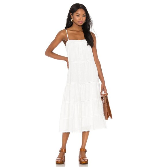 REVOLVE | Dresses | Heartloom X Revolve Jilly Midi White Dress | Poshmark
